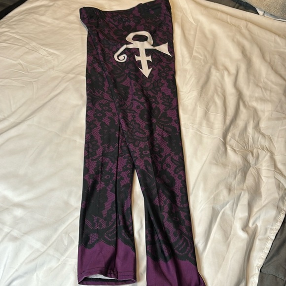 BWP | Pants & Jumpsuits | Prince Leggings Medium Womans Purple Lace ...